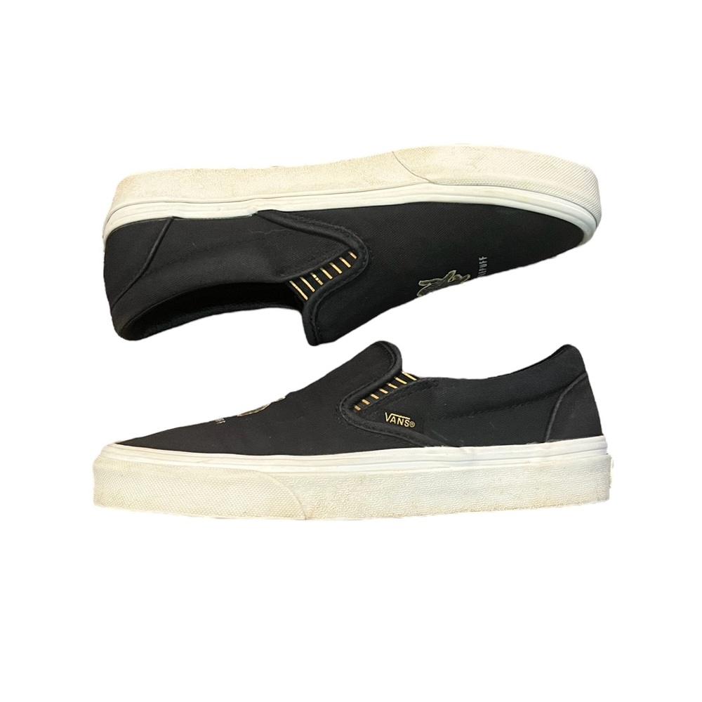 Vans Harry Potter Hufflepuff Black Slip On Sneakers - Gem